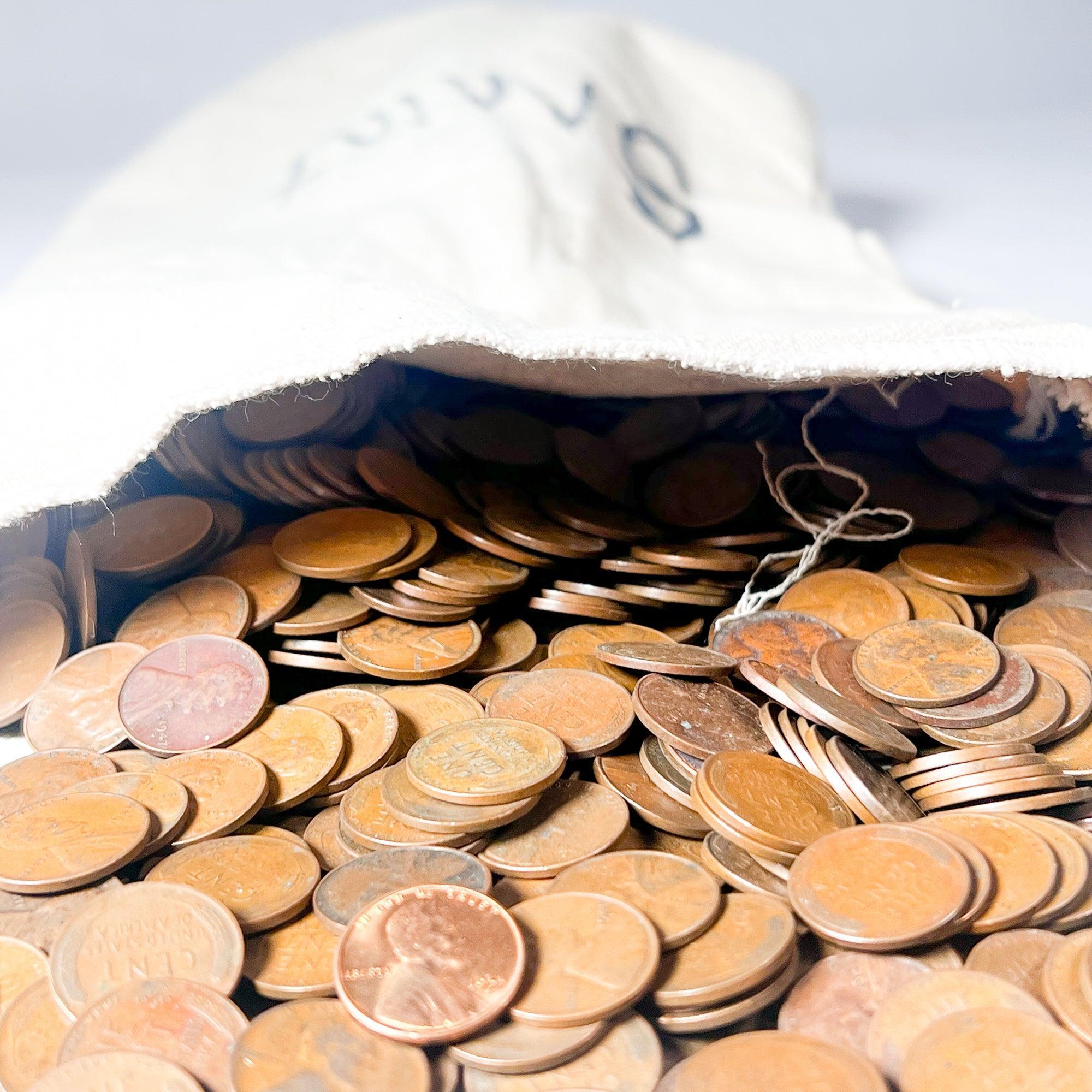 3 Pound Unsearched Lincoln Wheat Cent Bag 1909-1958 – Midwest Precious ...